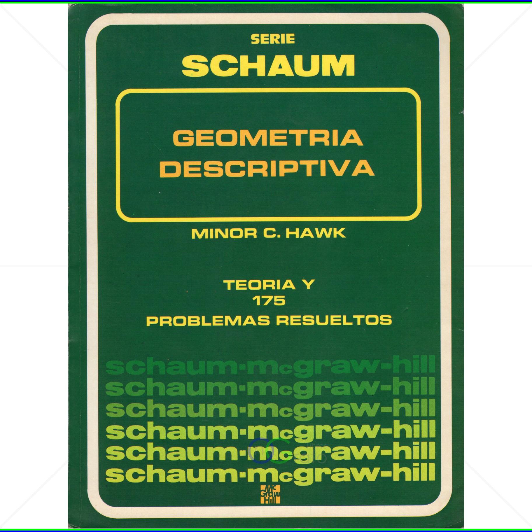 Geometría Descriptiva Minor C Hawk 1ed Mcgraw Hill Ongrafo Libros 4846